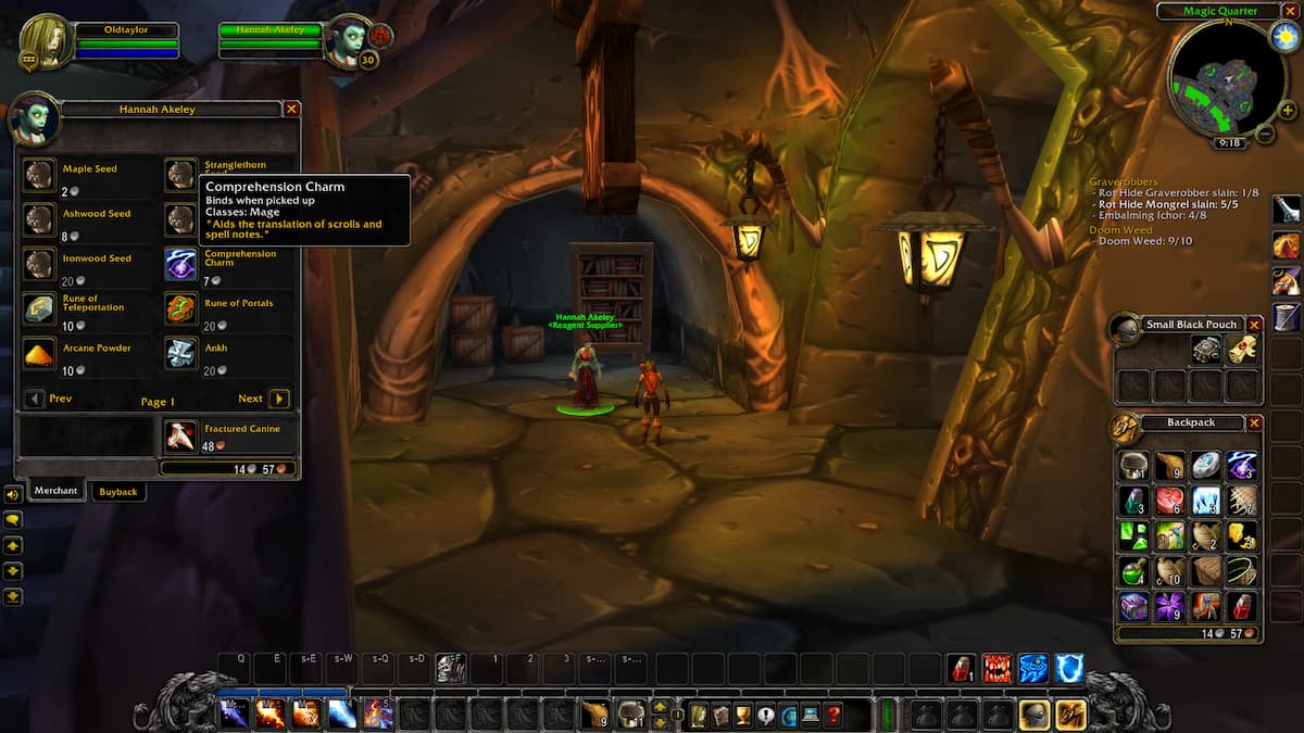 WoW SoD: How to Get More Comprehension Charms in WoW Classic Season of ...