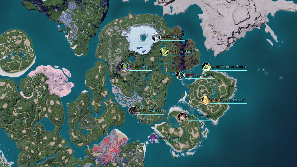 All Alpha Pal Boss Locations in Palworld (With Maps and Coordinates ...