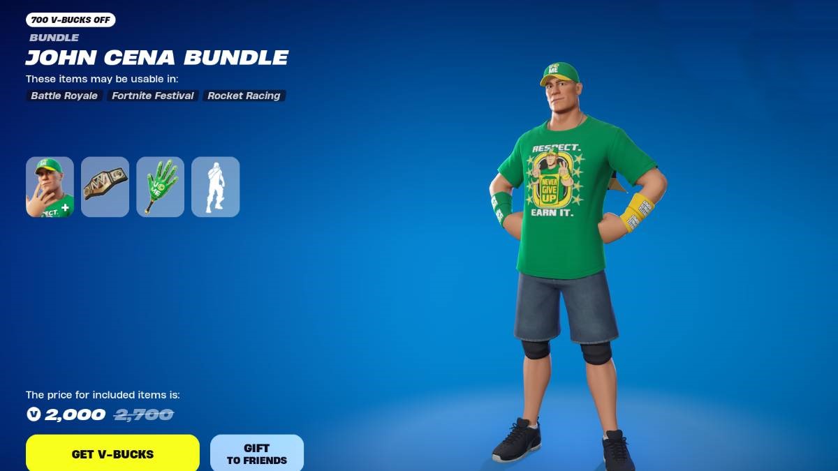 Fortnite John Cena Guide: How to Get the WWE Skin, Emotes, & Cosmetics ...