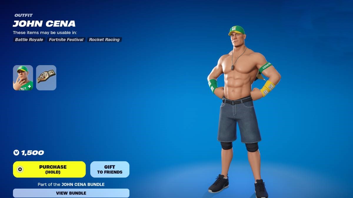 Fortnite John Cena Guide: How to Get the WWE Skin, Emotes, & Cosmetics ...