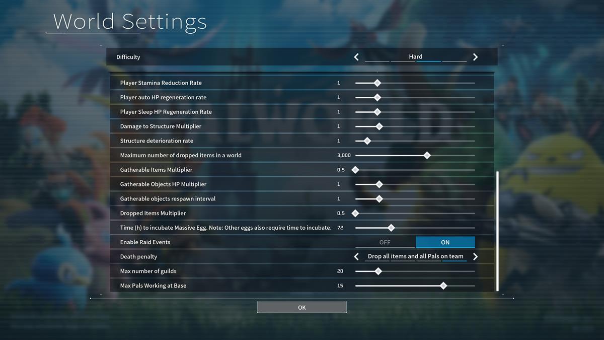 Palworld: Best Difficulty Settings and How to Change Difficulties ...