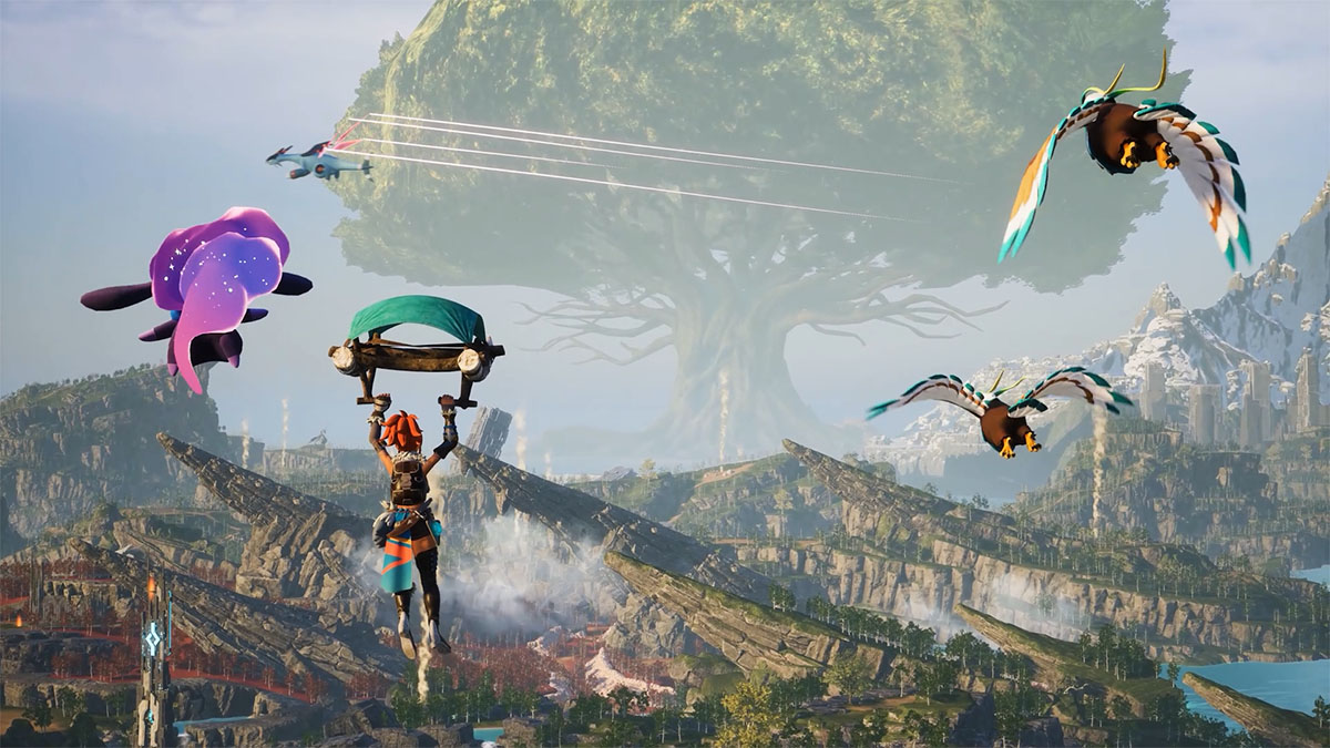 How to Super Jump in Palworld: Pal Sphere Jump Glitch on Top of Towers ...