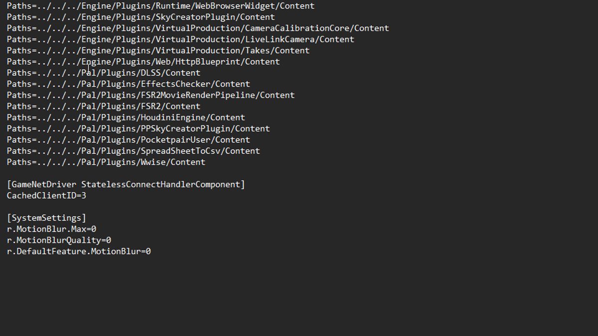 How to Disable Motion Blur in Palworld Via File Edit – GameSkinny