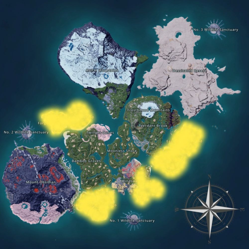 Where to Catch Every Pal in Palworld: All Pal Locations with Maps ...