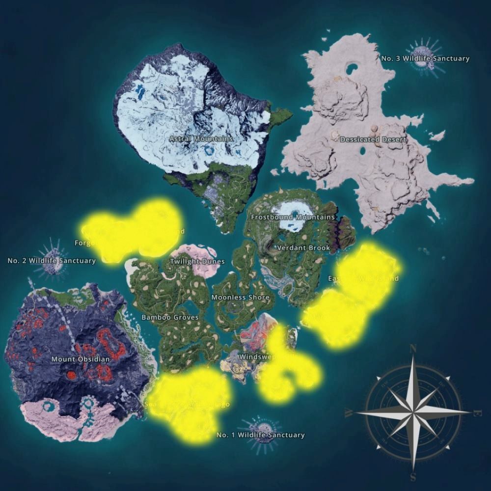 Where to Catch Every Pal in Palworld: All Pal Locations with Maps ...