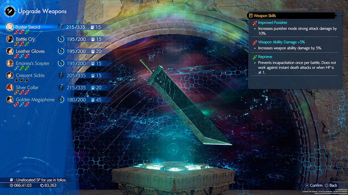 How Weapon Upgrading Works in Final Fantasy 7 Rebirth – GameSkinny