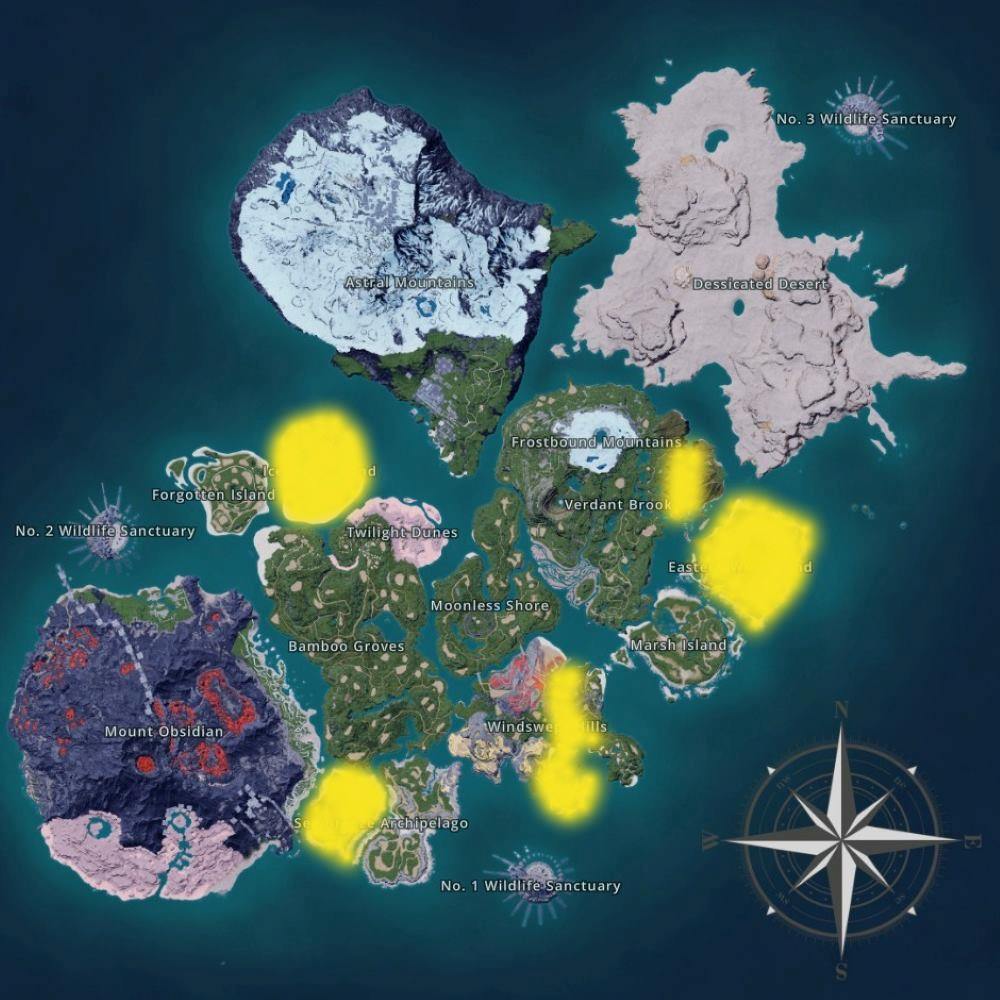 Where to Catch Every Pal in Palworld: All Pal Locations with Maps ...