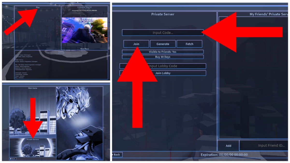 A Universal Time Private Servers Codes – GameSkinny