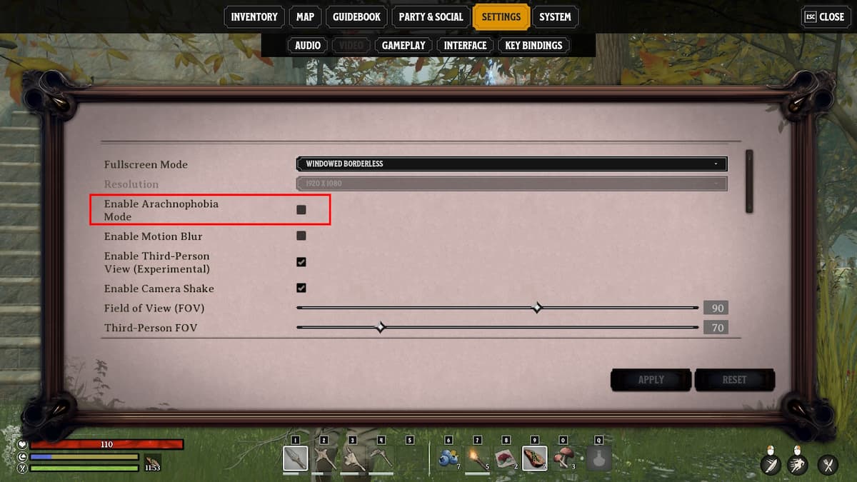 How to Get Rid of Spiders With Arachnophobia Mode in Nightingale – GameSkinny