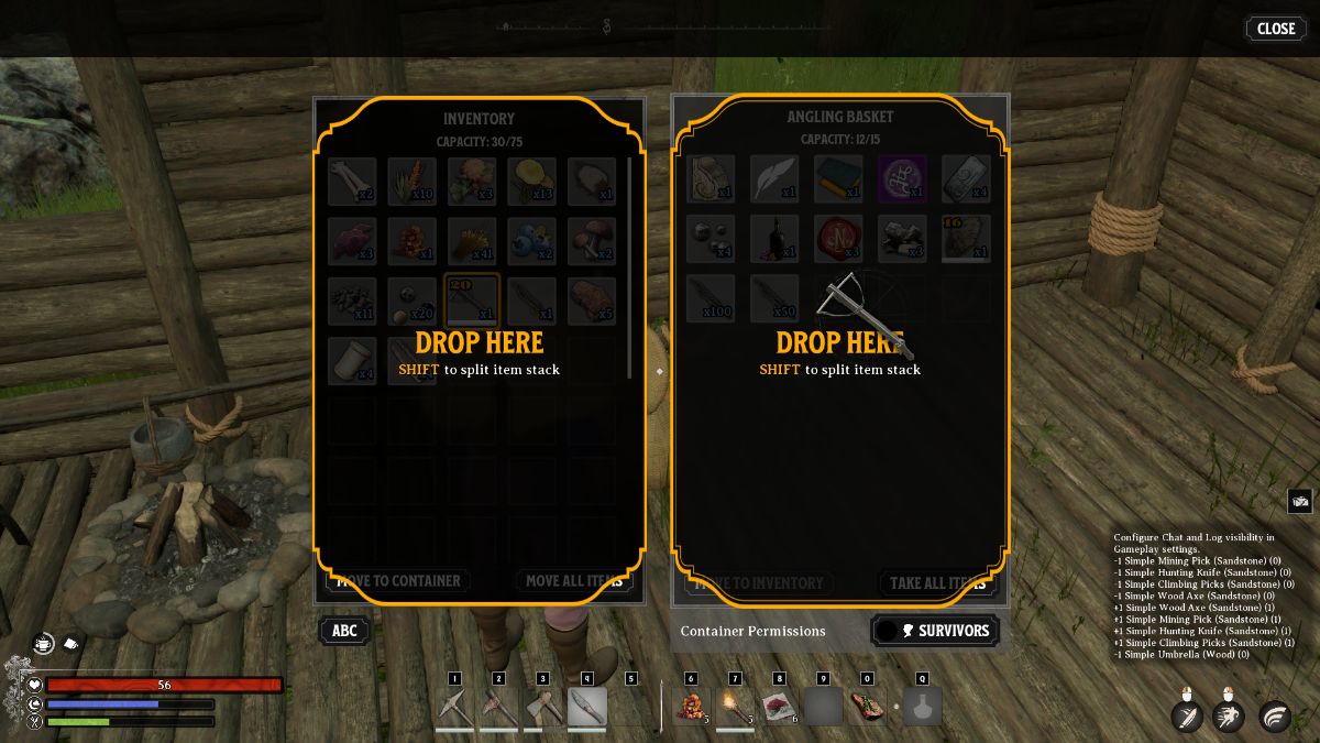 How to Split Stacks in Nightingale – GameSkinny