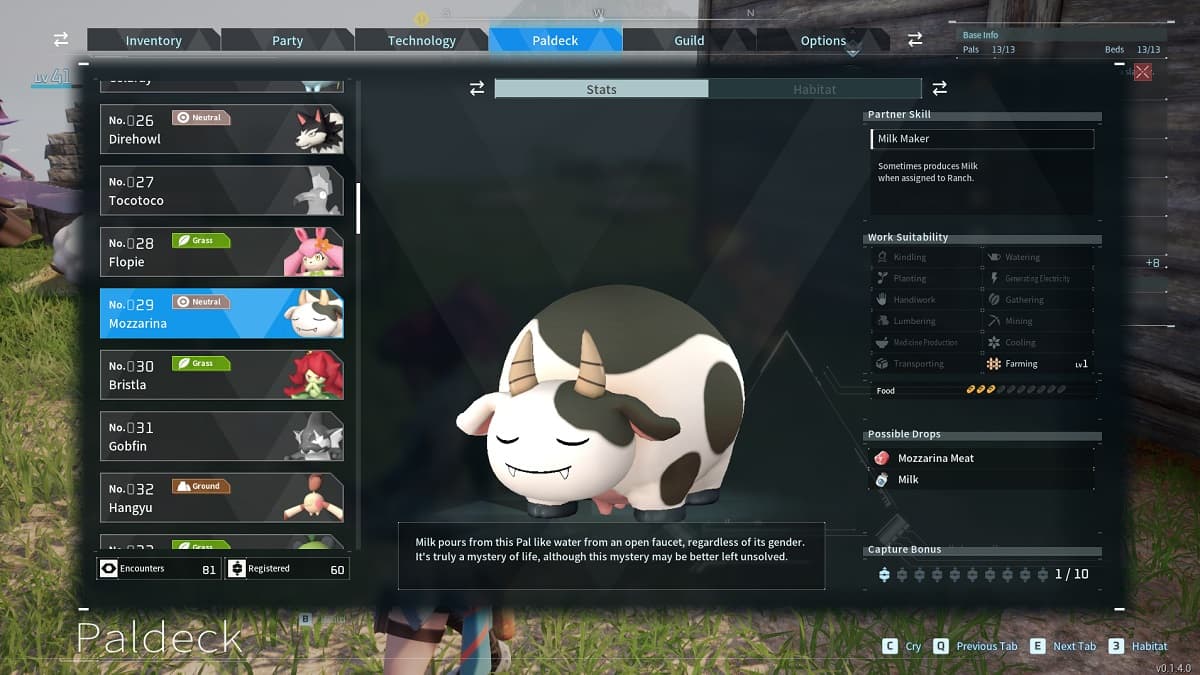Where to Find and Catch Mozzarina in Palworld: Weaknesses & Locations ...