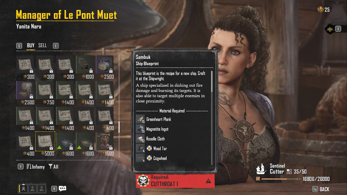 How to Get the Sambuk Ship Blueprint in Skull and Bones – GameSkinny