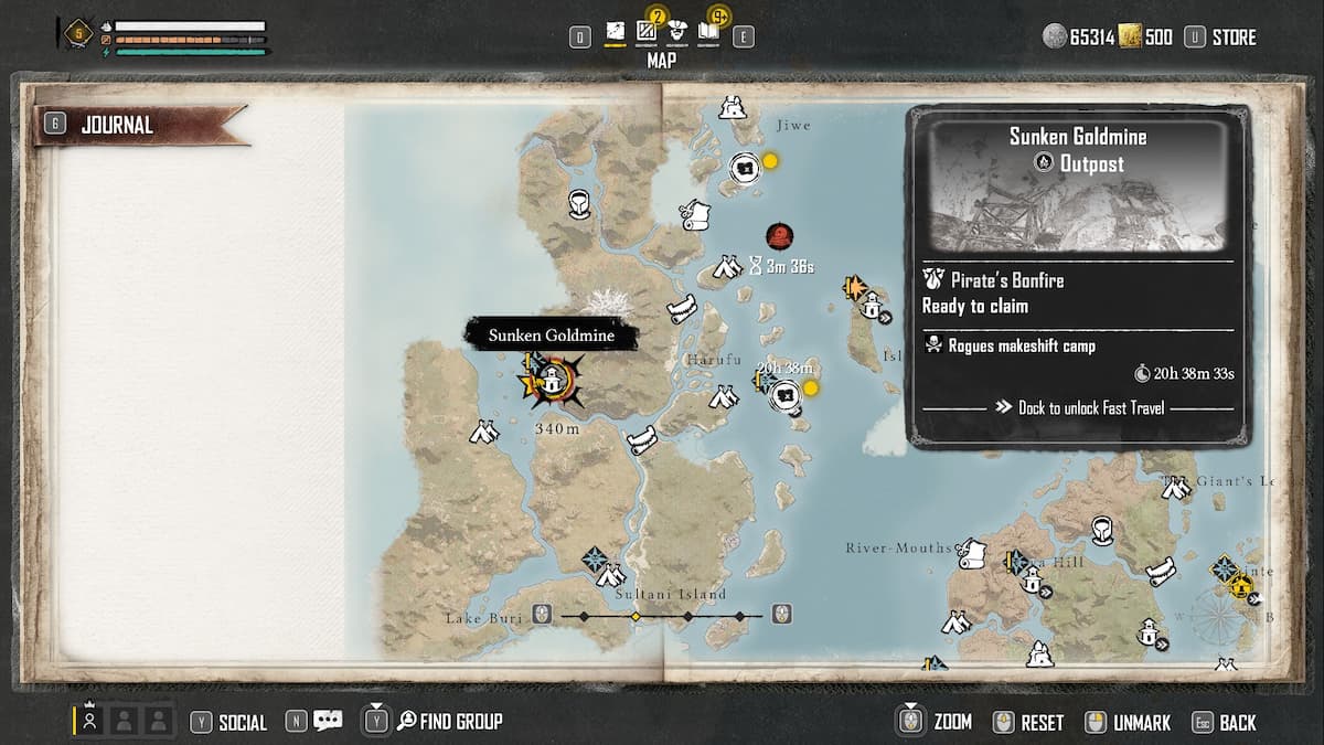 Where to Find the Sunken Goldmine for the Blaster Sloop Blueprint in ...