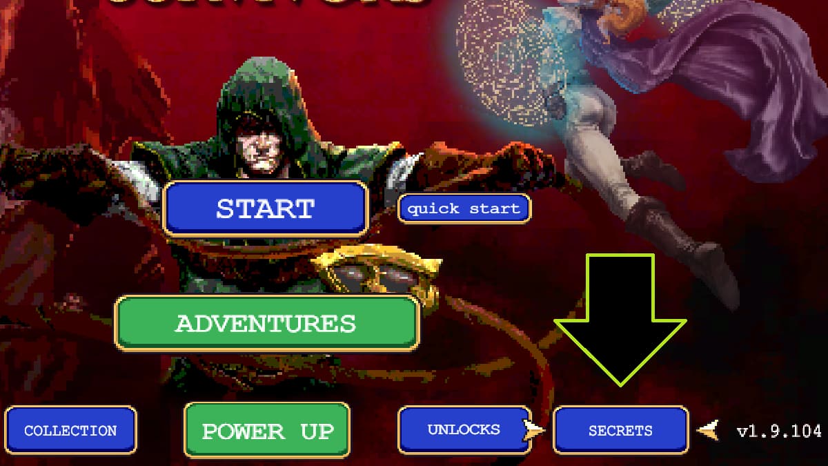 All Vampire Survivors Secret Spells and Cheats – GameSkinny