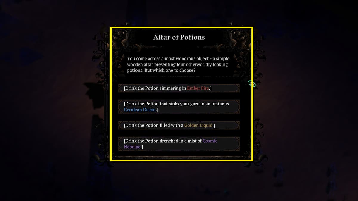 All Altar of Potions Effects in Death Must Die – GameSkinny