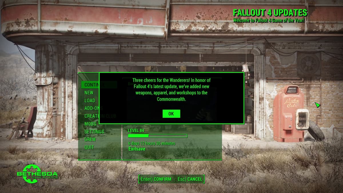 Fallout 4 Patch Notes: Every Change in the Next-Gen Update – GameSkinny