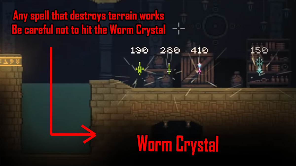 How to Unlock Noita Worm Crystal Secret Achievement – GameSkinny