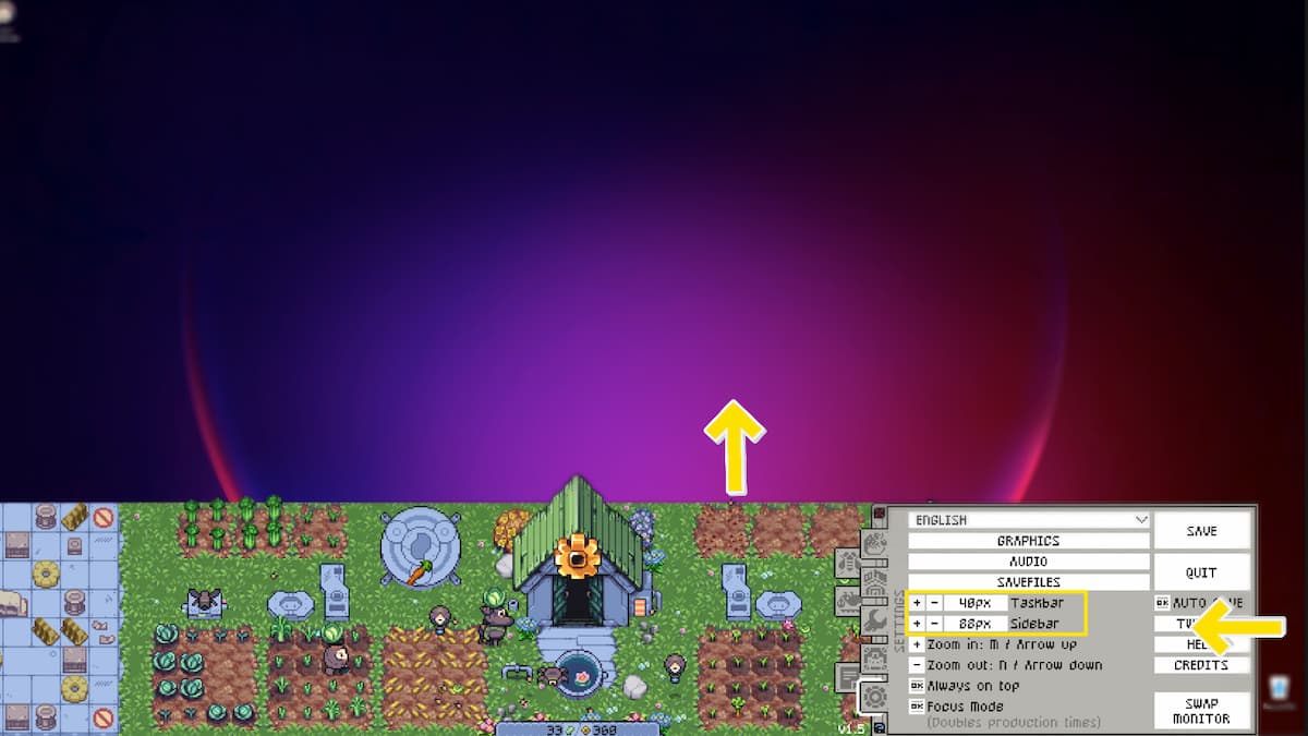 How to Resize the Toolbar in Rusty’s Retirement – GameSkinny