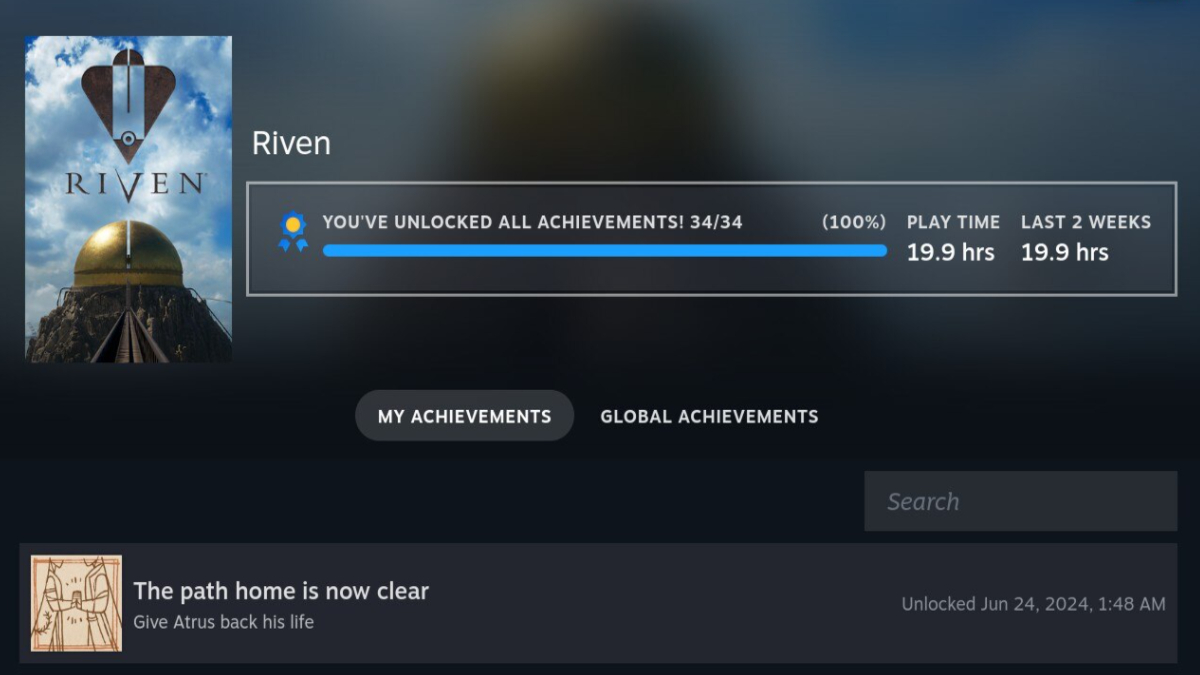Riven Achievements Guide – GameSkinny