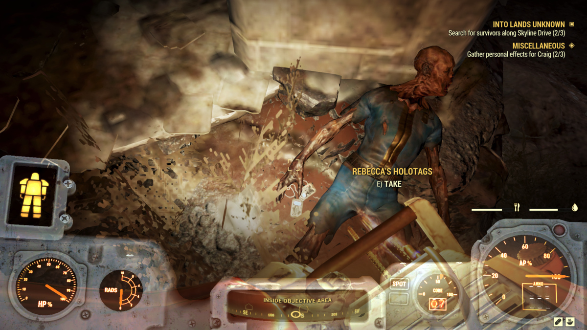 Fallout 76 Guide: How to Gather Personal Effects for Craig – GameSkinny