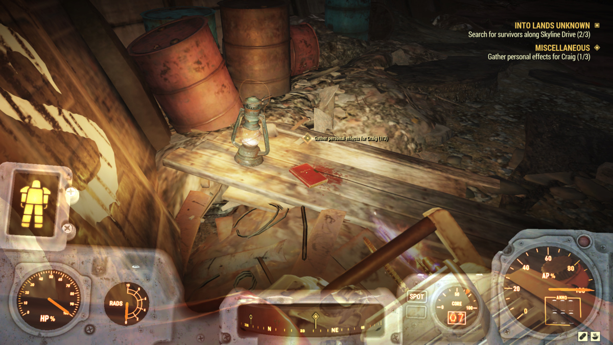 Fallout 76 Guide: How to Gather Personal Effects for Craig – GameSkinny