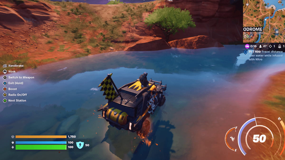 How to Travel Distance Over Water While Infused With Nitro in Fortnite ...