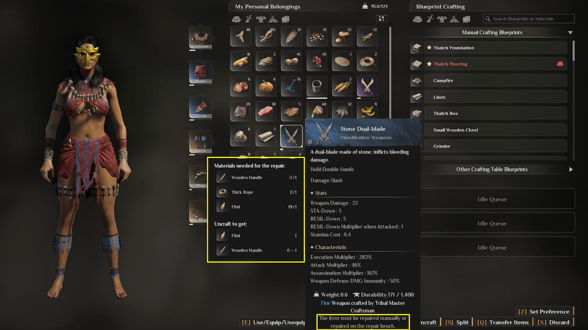 How to Repair Gear & Structures in Soulmask – GameSkinny