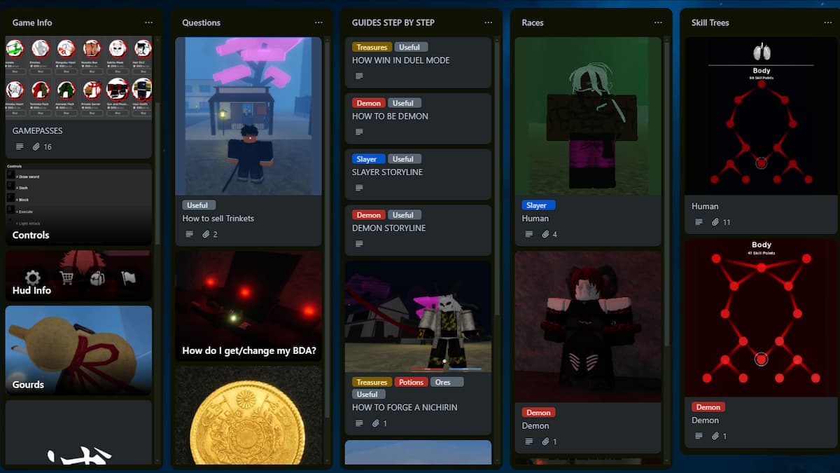 Demon Fall Trello Link, Discord, and More – GameSkinny