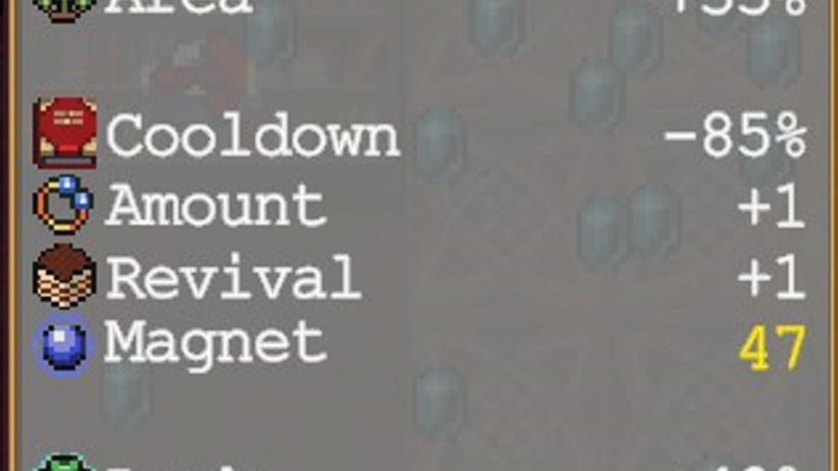 How to Reach a Cooldown Bonus of -85% with Space Dude in Vampire Survivors – GameSkinny