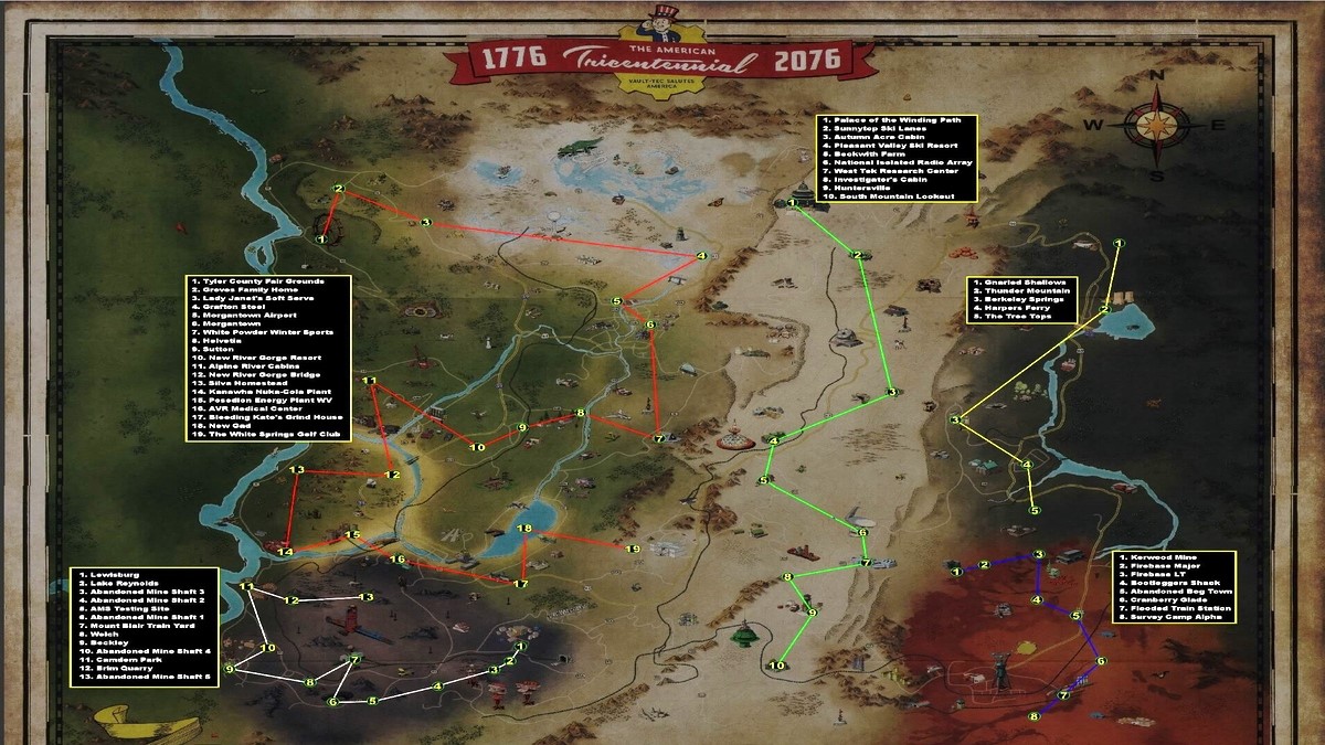 All Fallout 76 Treasure Hunter Locations – GameSkinny