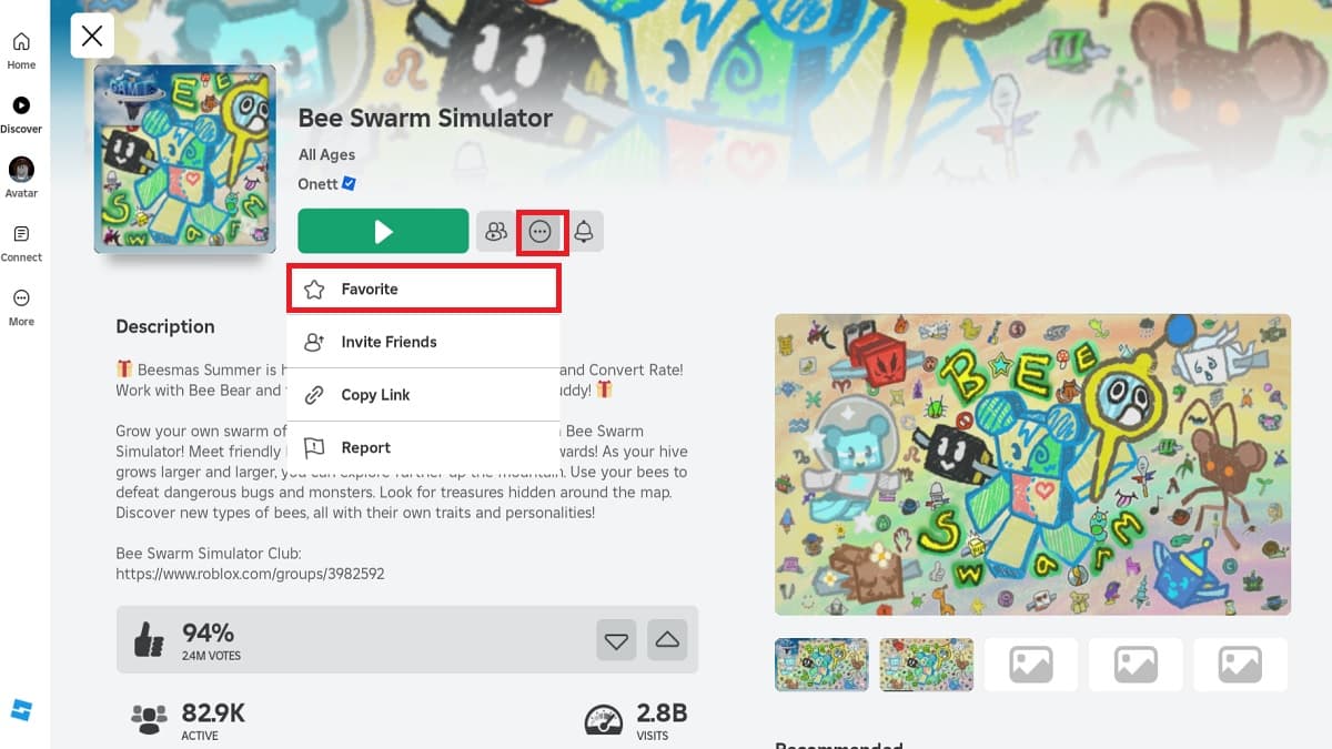 How to Favorite a Game on Roblox and Access Your Favorites List ...