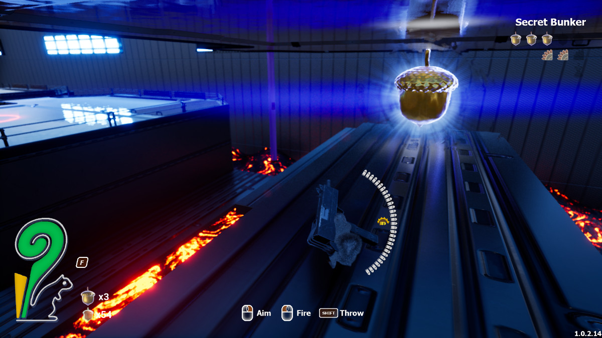 Where to Find All Acorns in Secret Bunker in Squirrel With A Gun ...