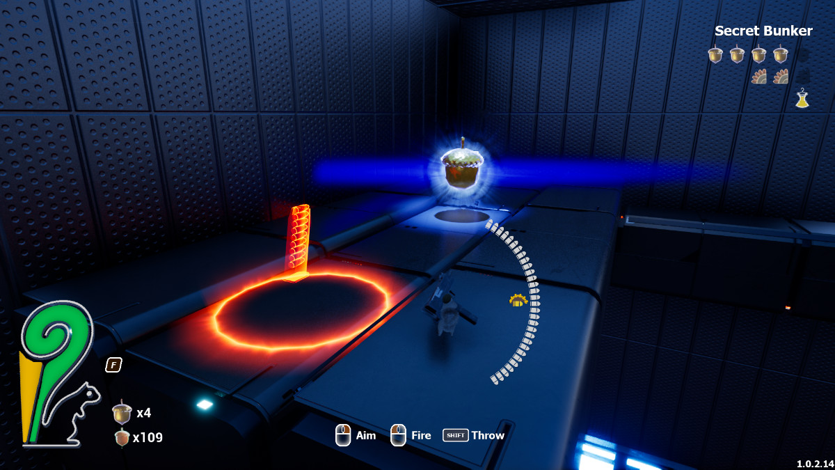 Where to Find All Acorns in Secret Bunker in Squirrel With A Gun ...