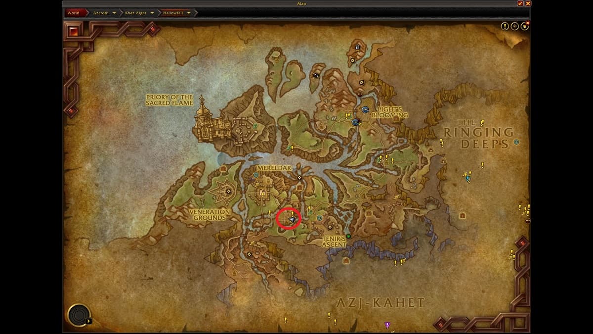 Where to Find Hallowfall Farm in WoW: The War Within – GameSkinny