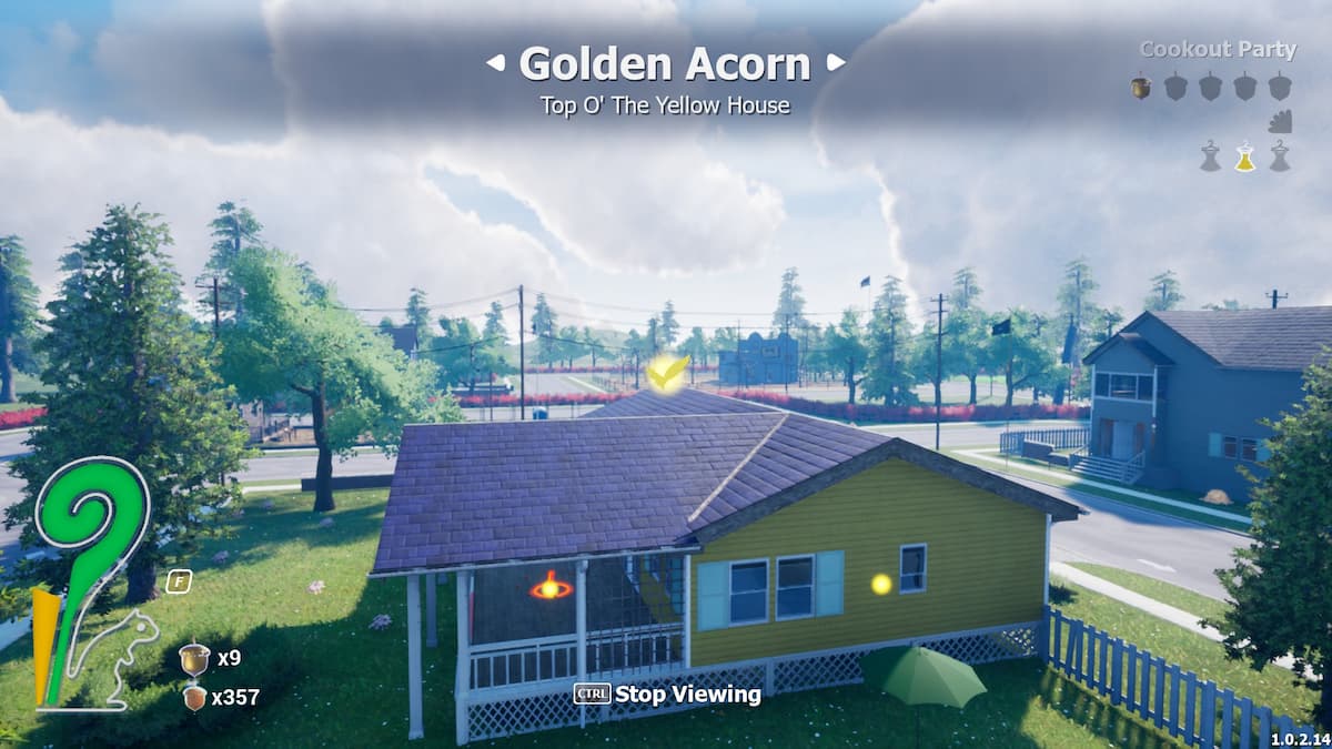 Where to Find Golden Acorns and Garments in the Cookout Party in ...