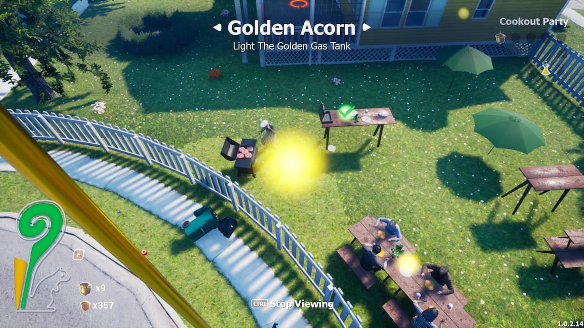 Where to Find Golden Acorns and Garments in the Cookout Party in ...