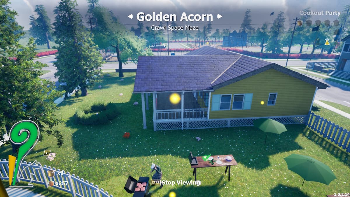 Where to Find Golden Acorns and Garments in the Cookout Party in ...