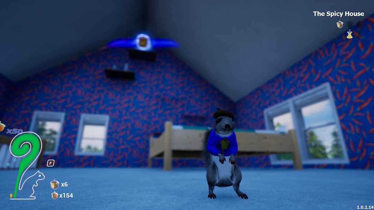 Where to Find Golden Acorns and Garments in The Spicy House in Squirrel ...