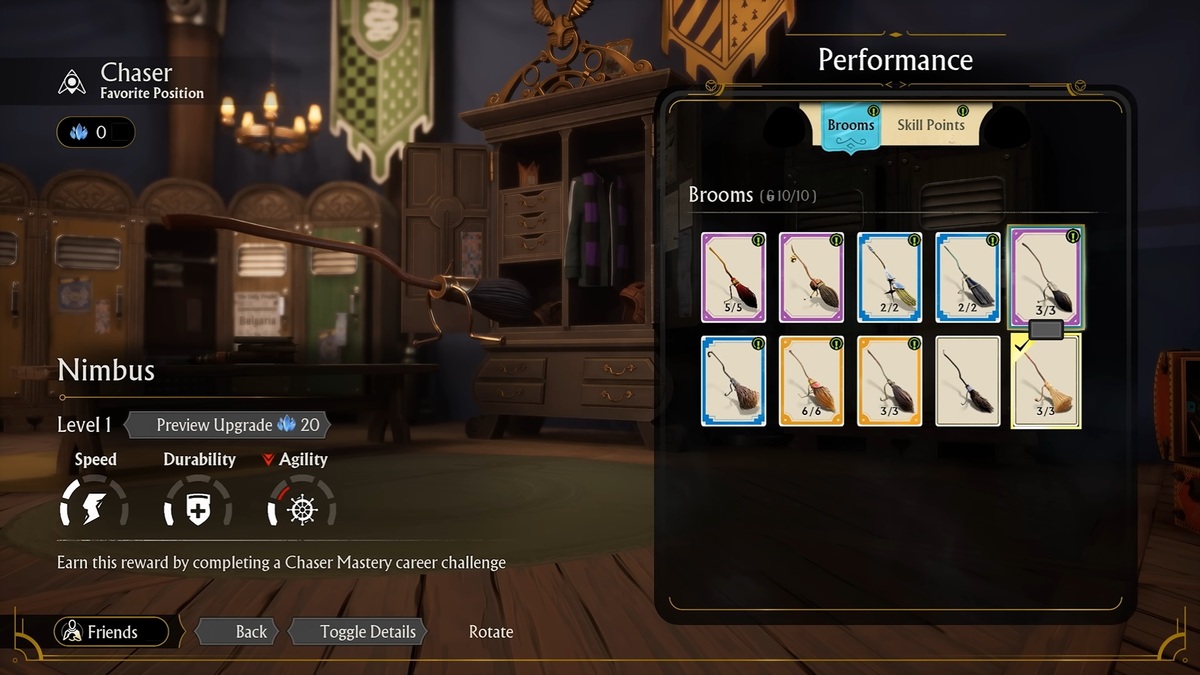 Harry Potter Quidditch Champions Best Brooms – GameSkinny