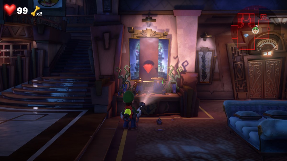 Luigi's Mansion 3 Gems Guide Pt.1: All Gems Floors B1F to 8F - GameSkinny