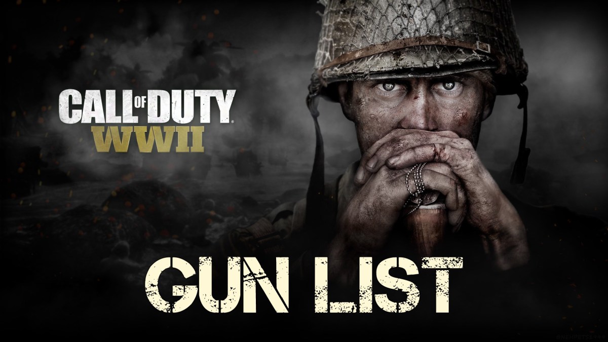 Call Of Duty World War 2 Weapons Guide - GameSkinny