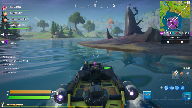 Fortnite Flaming Rings: Drive a Motorboat Through Flaming Rings ...