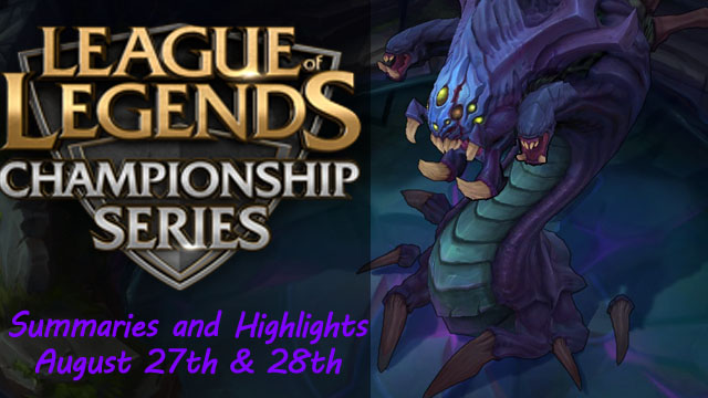 This Week in League of Legends eSports: Summaries and Highlights from the EU and NA LCS Summer ...