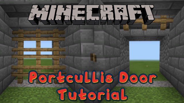 Minecraft: How to Build a Working Portcullis For Your Castle Entrance ...