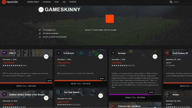 GameSkinny is Now on OpenCritic – GameSkinny