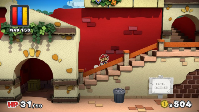 Paper Mario: Color Splash - How to open the hatch at the very start in ...