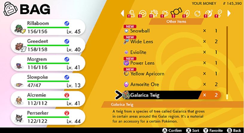 Pokemon Isle of Armor Galarica Twigs: How to Evolve Galarian Slowpoke ...