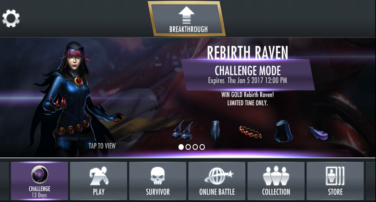 Injustice (Mobile) - Rebirth Raven Challenge Mode - GameSkinny