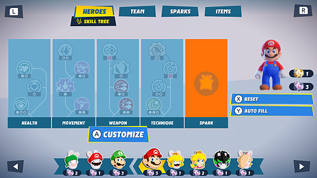 Mario + Rabbids: Sparks of Hope — How to Unlock the Hidden Skill Tree ...