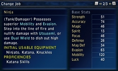 Final Fantasy Explorers Job Guide: Ninja - GameSkinny